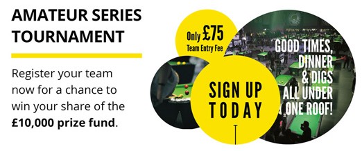 Golden 8 Ball Pool Tournament - The Prestigious Blackball Weekend