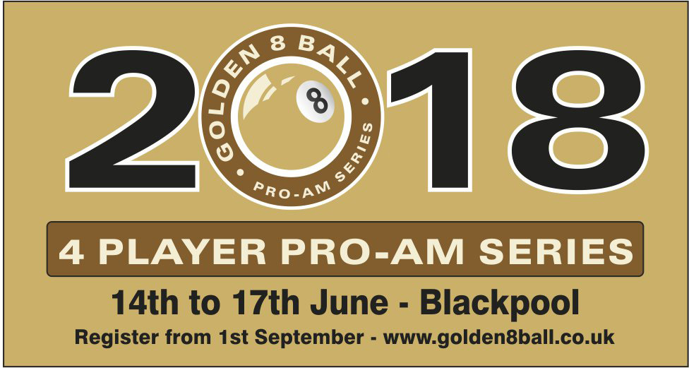 Golden 8 Ball Pool Tournament - The Prestigious Blackball Weekend